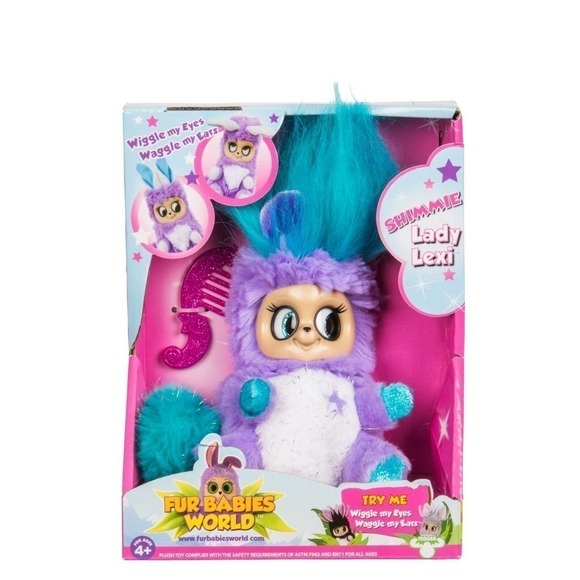 FUR BABIES WORLD | Toys | Moose Fur Babies World Shimmie Lady Lexi With ...